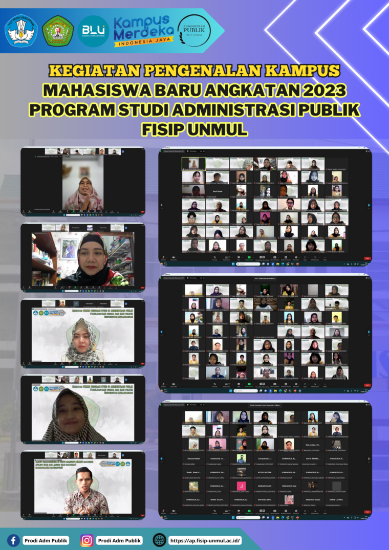 Kegiatan PKKMB Program Studi Administrasi Publik Fakultas Ilmu Sosial ...